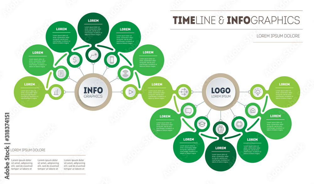 Presentation or infographics with 13 steps. Template of Info graphic ...