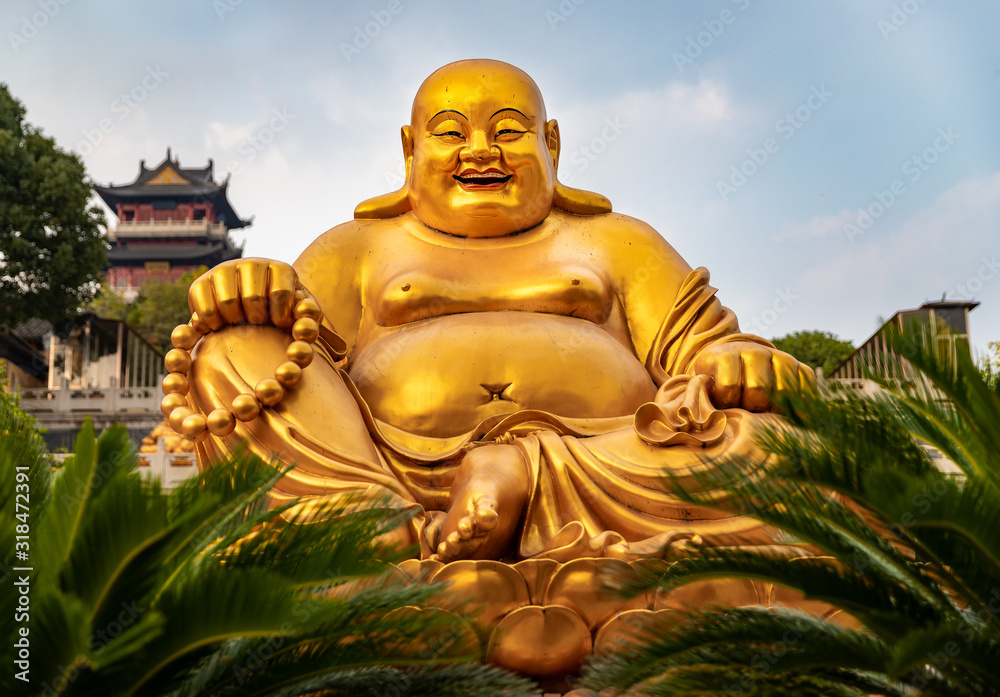 Smiling buddha store