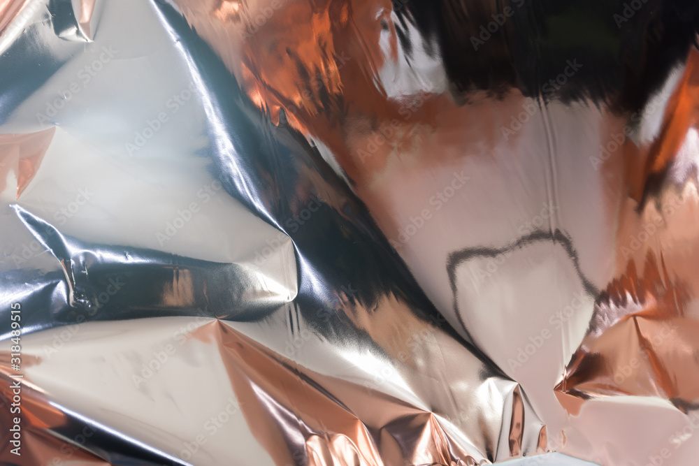 Shiny pink gold foil for printing work , hot foil , texture background ...