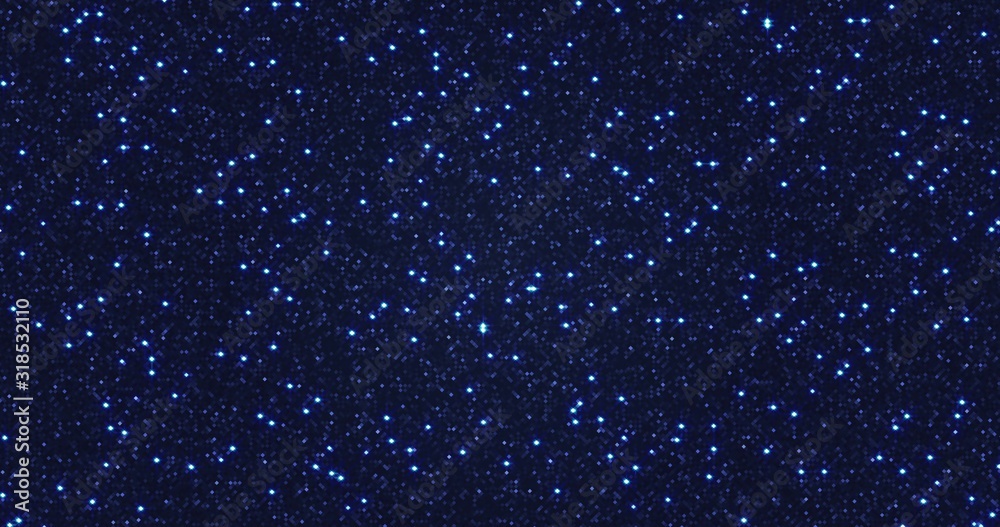 Blue glitter dust background for festival, party, event. Gold glamur ...