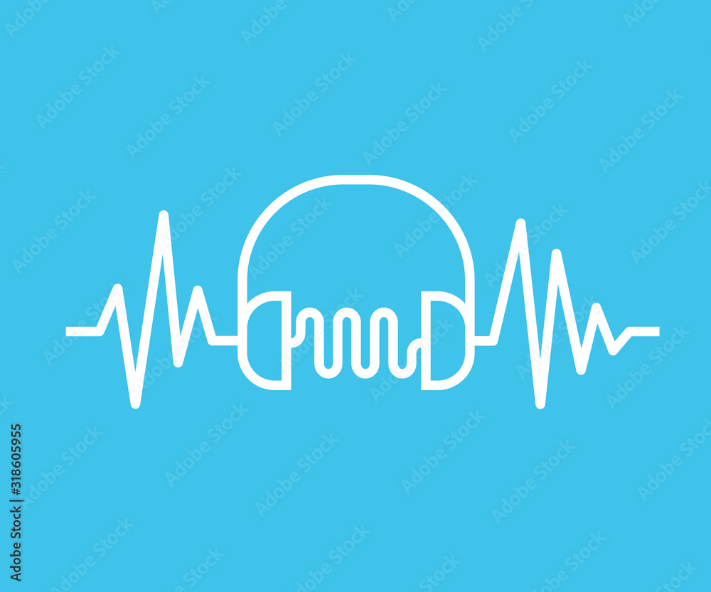 Noise Reduction icon. Clipart image isolated on white background Stock ...