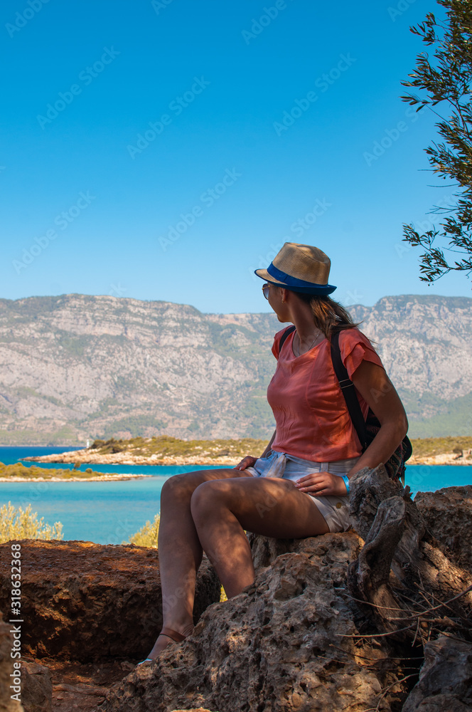 Cleopatra Island. Sedir Island in Turkey Stock Photo | Adobe Stock