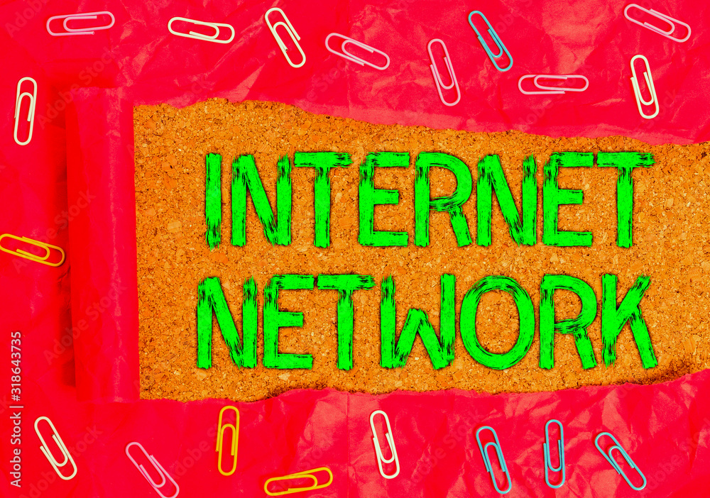 Conceptual hand writing showing Internet Network. Concept meaning ...