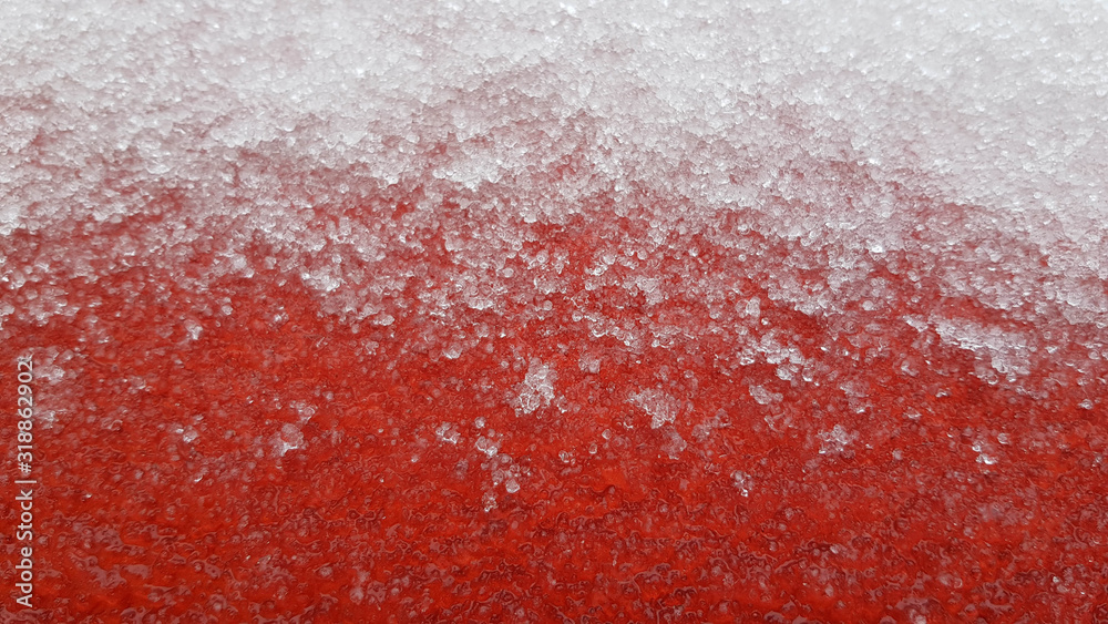 Red abstract background. Frozen texture on scarlet surface background ...