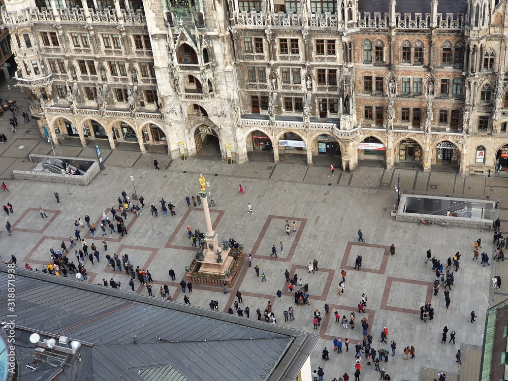 marienplatz 2 Stock Photo | Adobe Stock