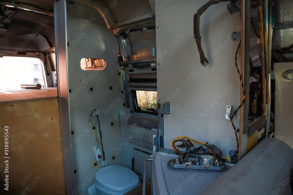 Repair of cars. Remodeling a motorhome.Van reconstruction. Camper ...