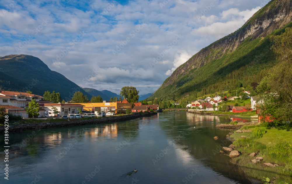 Oldedalen valley - one of the most spectacular areas of natural beauty ...