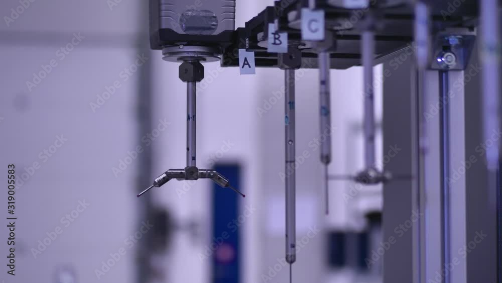 Professional 3D Measuring Machine, Close up of Fully-Automatic Tool ...