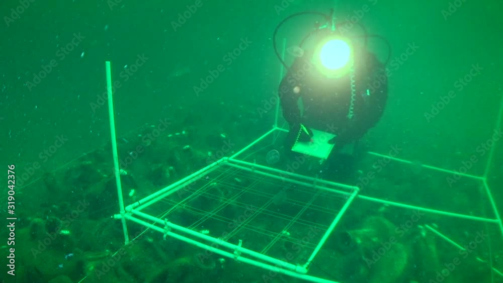 Underwater archeology: sketching a sunken archaeological object using a ...