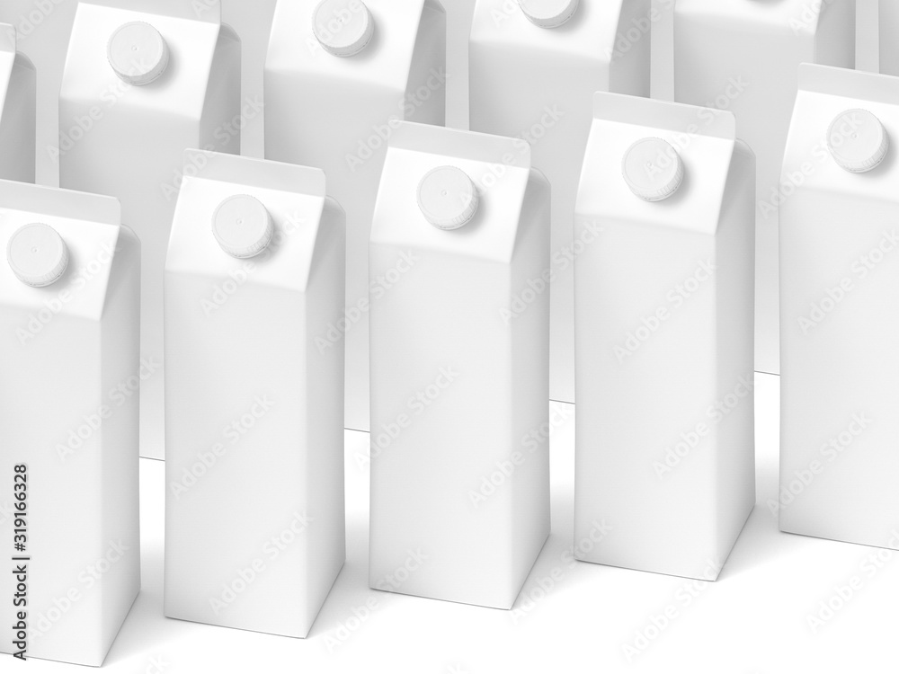 3D mockup of a packaging packaging template. Stock Illustration | Adobe ...
