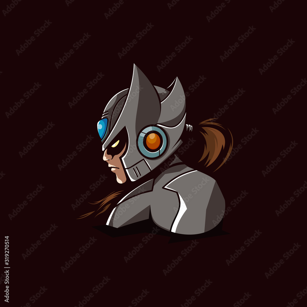 superhero logo vector Stock Vector | Adobe Stock