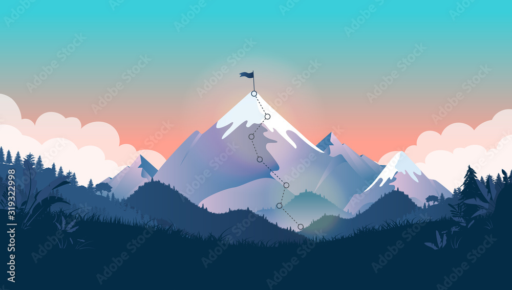 Mountain Peak Graphic