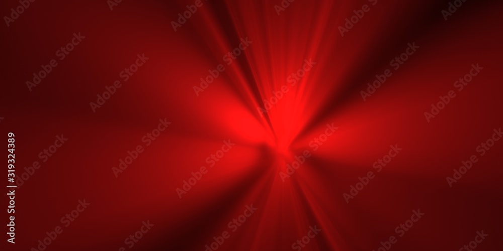 Red rays to all sides, abstract background for design. Suitable for ...
