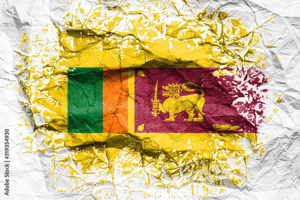 Flag printed on the sheet Stock Photo | Adobe Stock