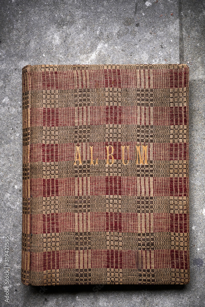 Vintage Photo Album Cover. Book cover. Old ornamen Stock Photo | Adobe ...
