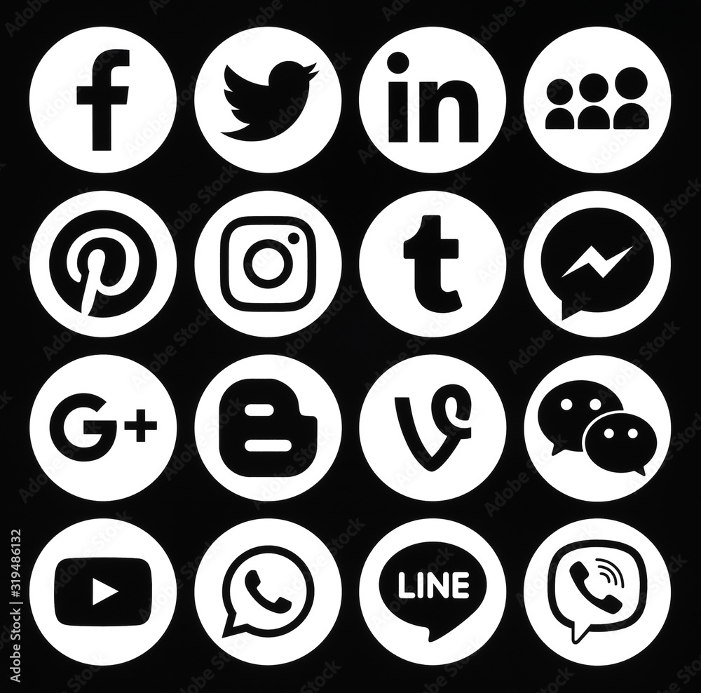 Black And White Circle Symbol Tumblr