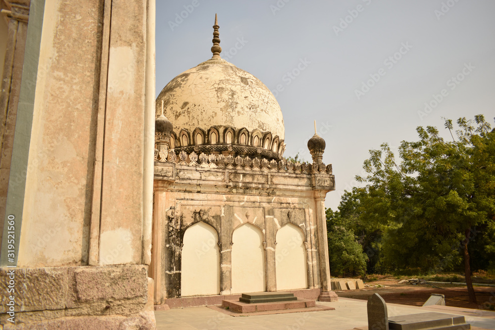 Seven Tombs of Hyderabad, India Sultan Quli Qutb Mulk's tomb was built ...