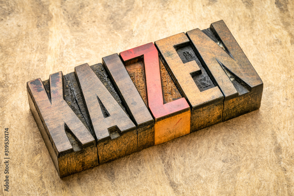Kaizen - continuous improvement concept Stock Photo | Adobe Stock