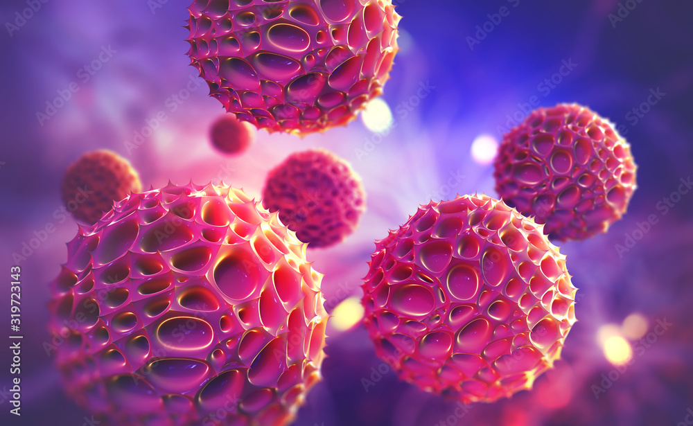 Virus in human body. Parasites and nerves. Allergy and allergic ...
