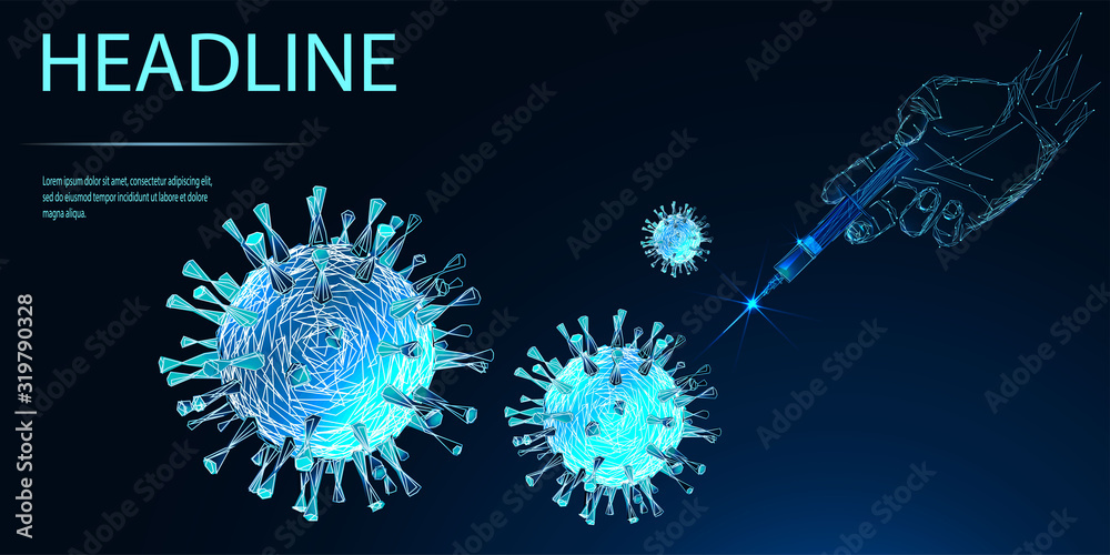 Sars disease, coronaviruses in the lung. The coronavirus causes the ...