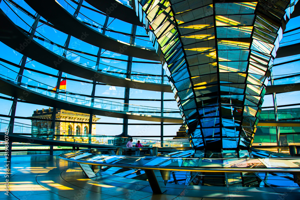 BERLIN, GERMANY: Reichstag - the Parliament building of the German ...