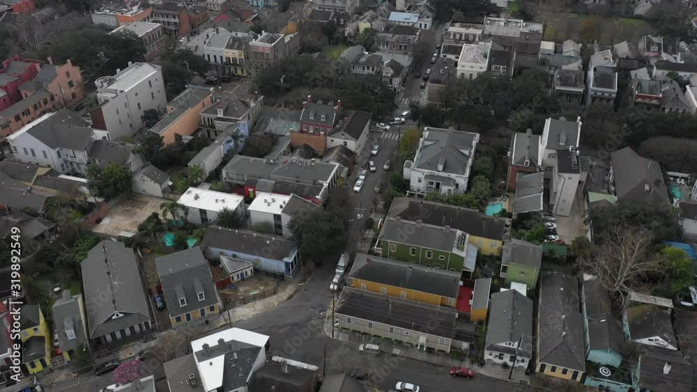 Aerial view of New Orleans in Louisiana USA Circa 2019 Stock Video ...