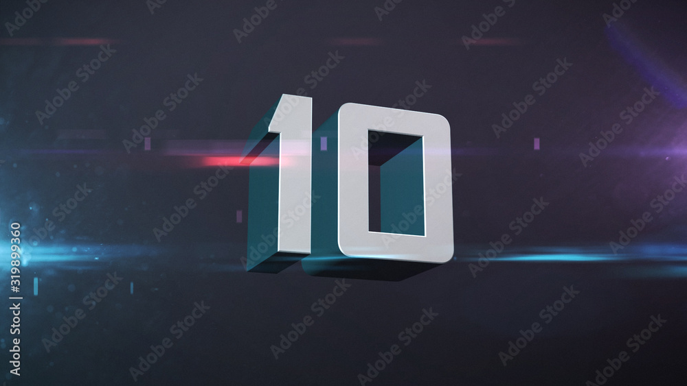3D Countdown Stock Template | Adobe Stock