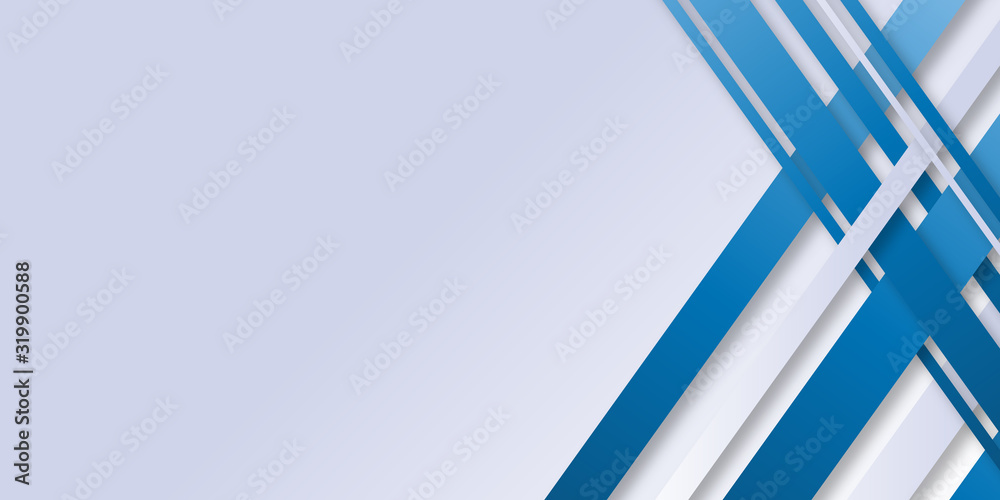 Blue grey white abstract background geometry shine and layer element ...