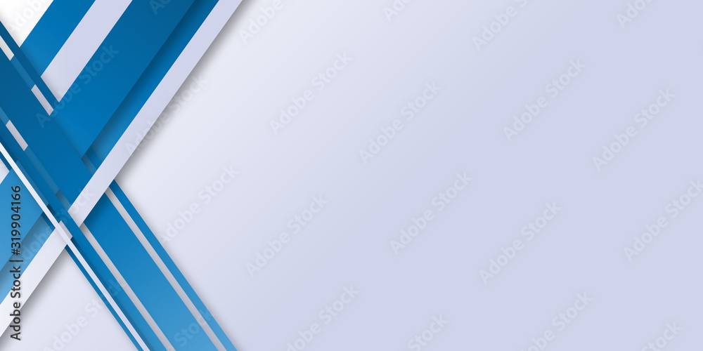 Blue grey white abstract background geometry shine and layer element ...