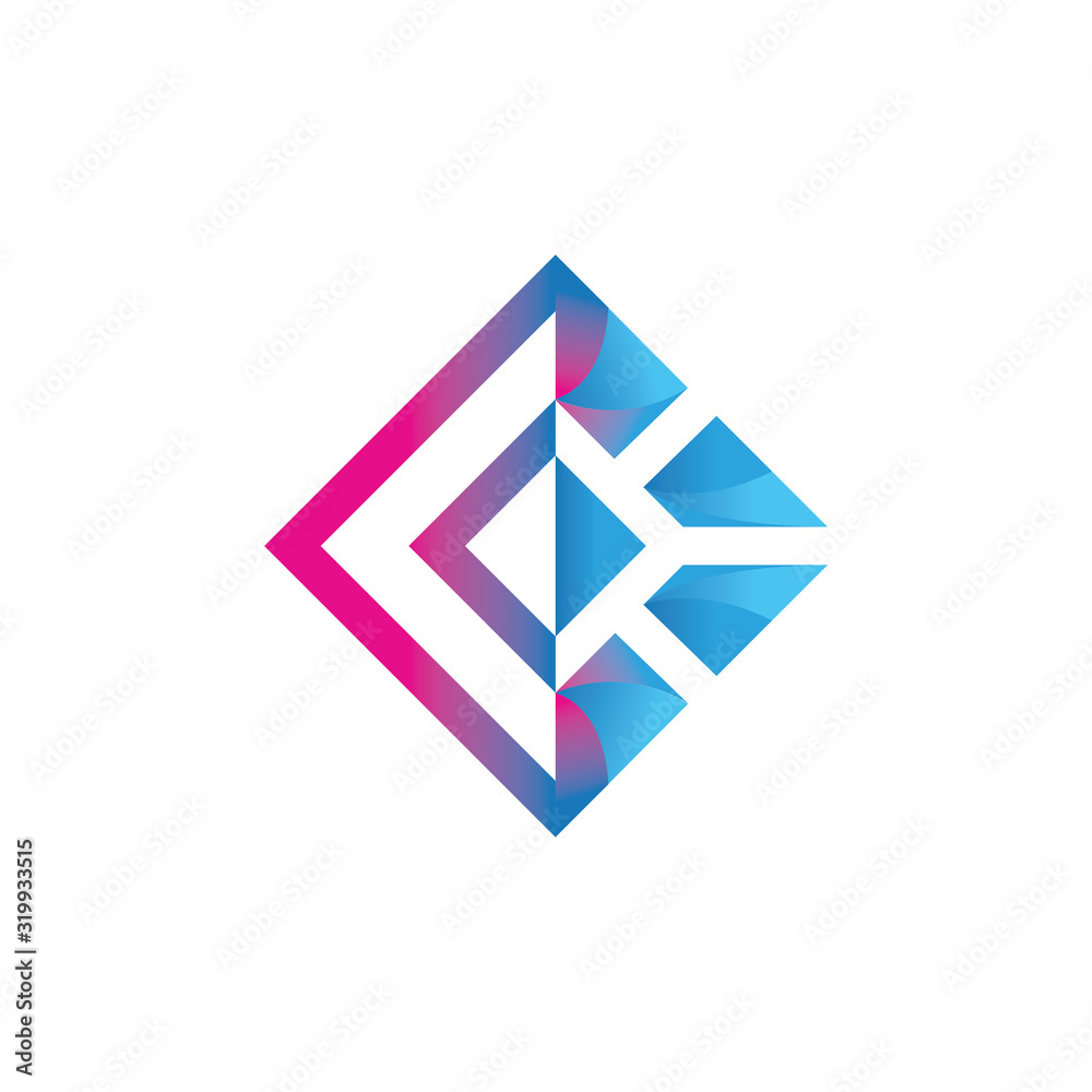 conner stone with line art style logo vector design illustration Stock ...