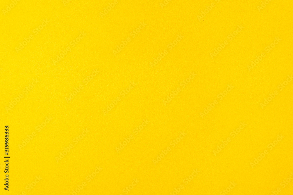 Texture background of concrete wall painted by yellow color. Stock ...