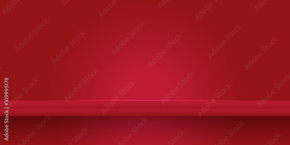 Red table tray product mockup presentation background design Stock ...