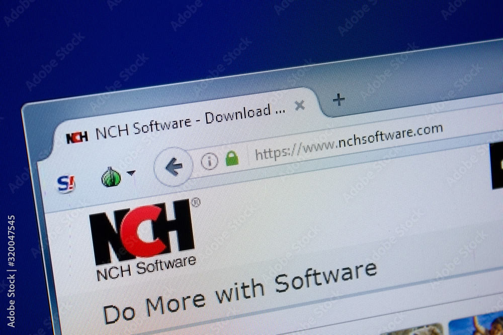 Ryazan, Russia - September 09, 2018: Homepage of Nch Software website ...