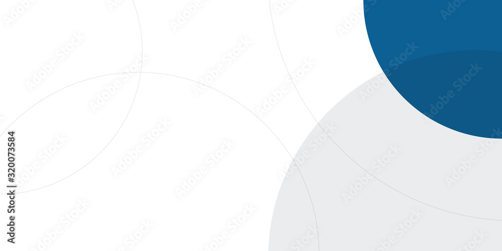Blue White Abstract Circle Line Presentation Background Design Stock ...
