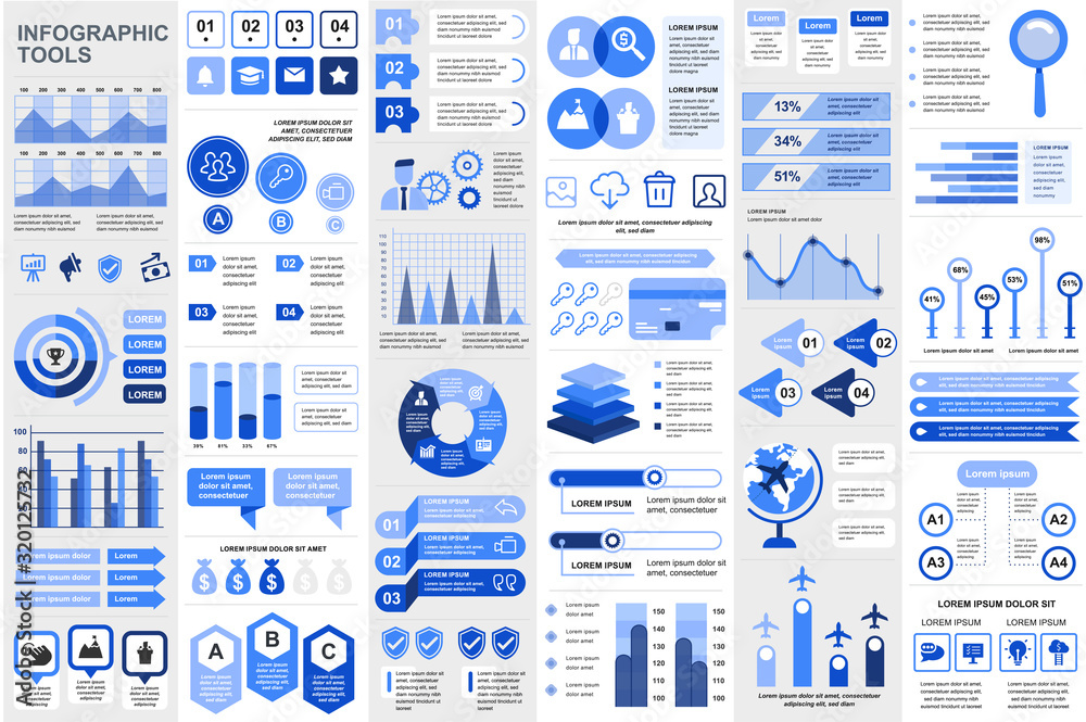 Infographic Tools Vector