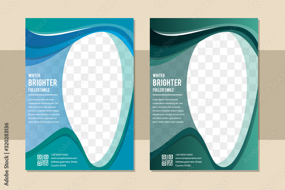 Flyers for Health and Medical concept. Hygiene template of magazines ...