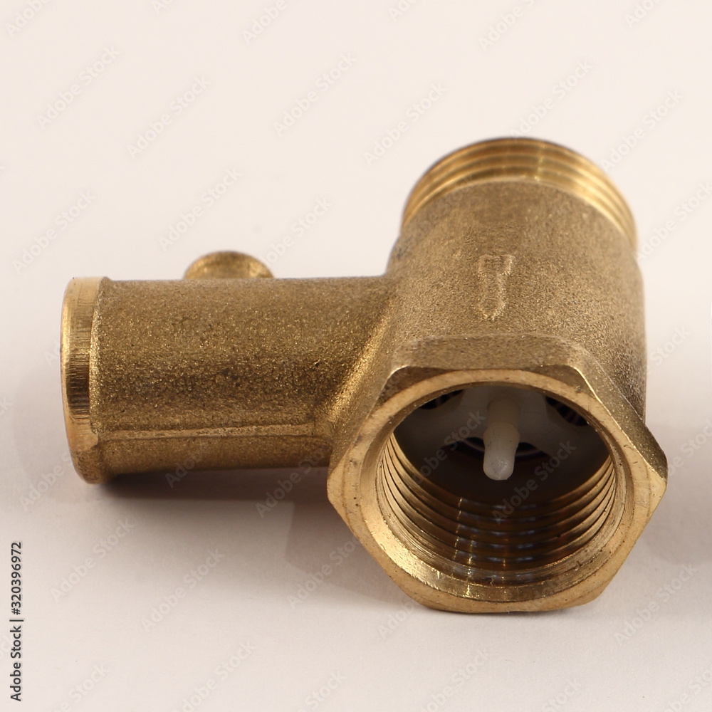 New yellow 1/2" water valve for water boiler overpressure protection ...