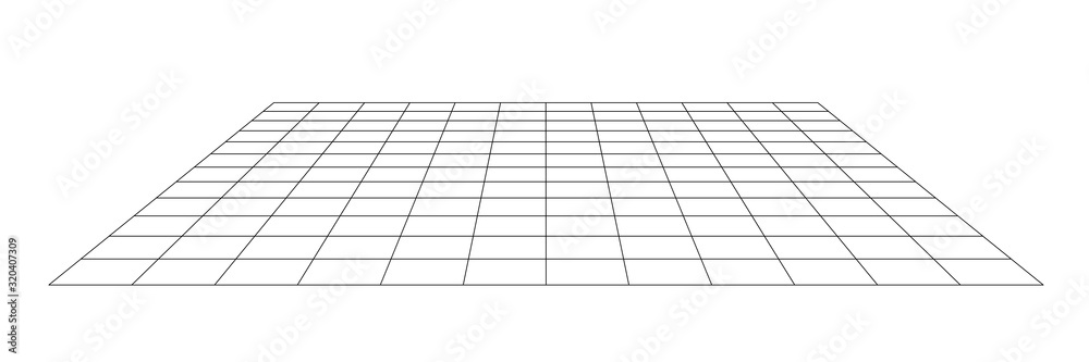 grid perspective floor, 12x12 blank Stock Illustration | Adobe Stock