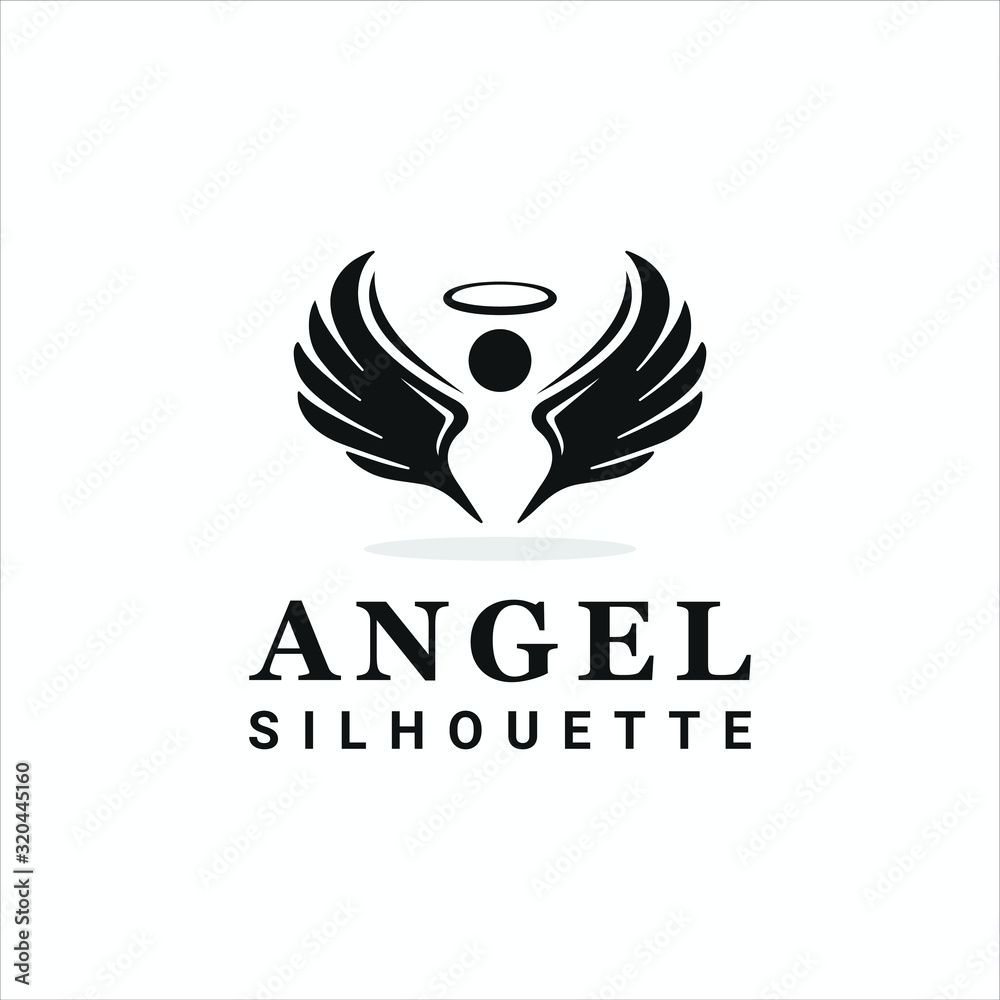 Angel Logo Vector