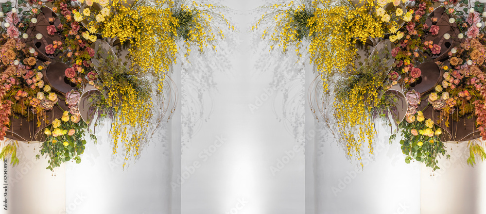 Awesome Wedding floral backdrops in marriage ceremony,Lover and ...