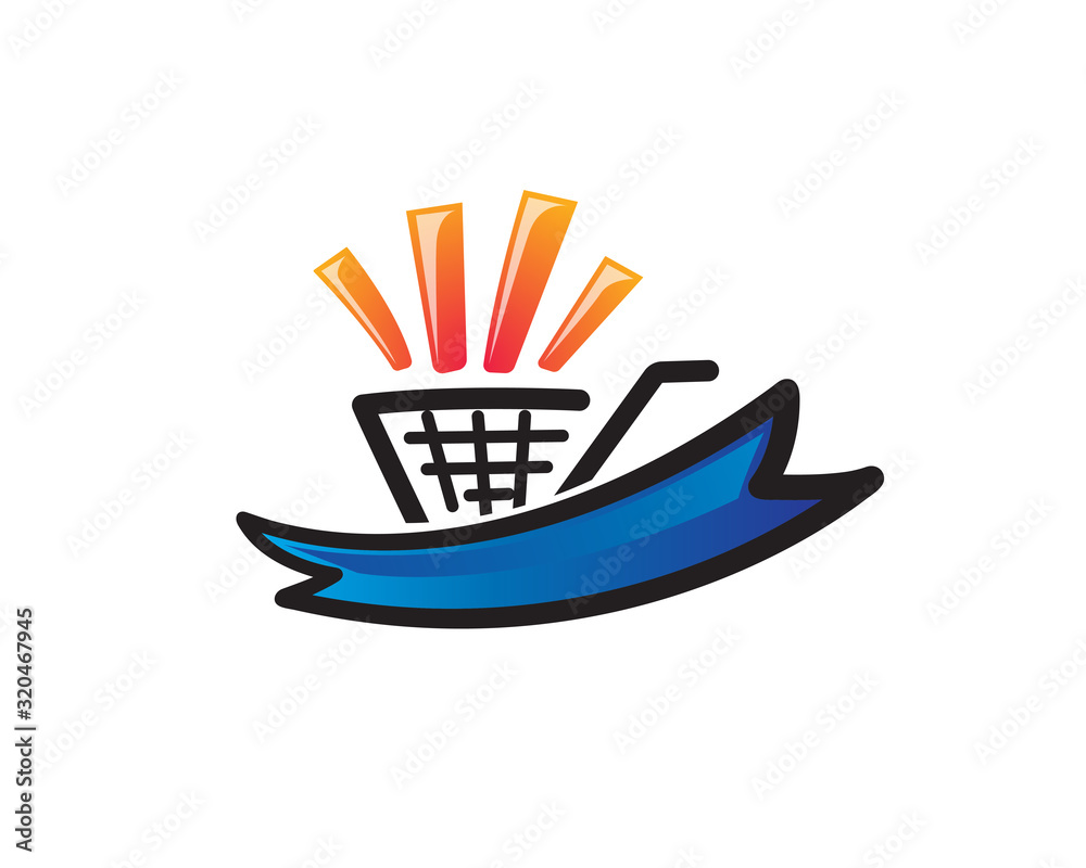 Flash sale cart logo design inspiration Stock Vector | Adobe Stock