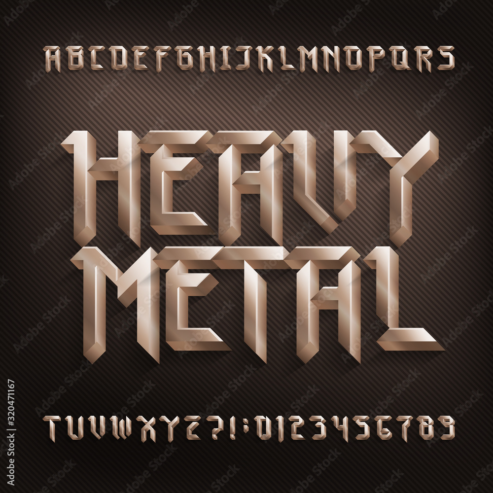 Heavy Metal Alphabet