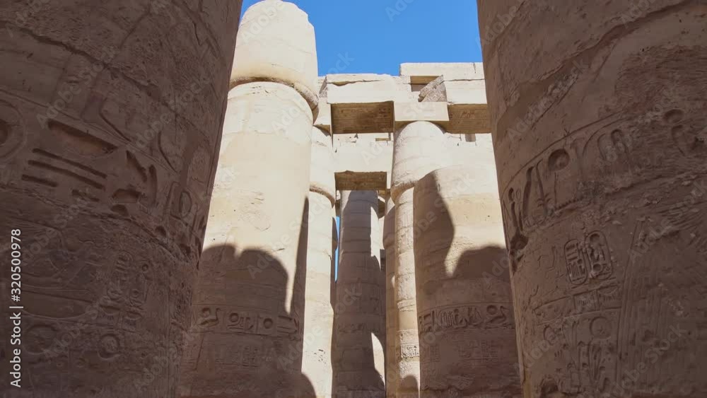 Karnak Temple in Luxor, Egypt. The Karnak Temple Complex, commonly ...