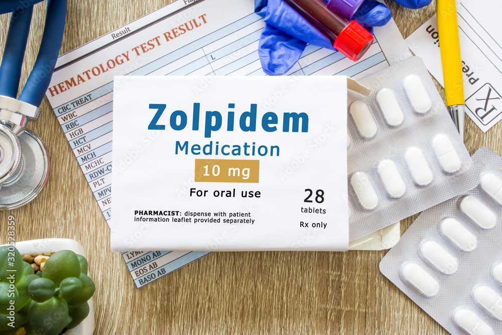Zolpidem medication as international nonproprietary or generic name ...