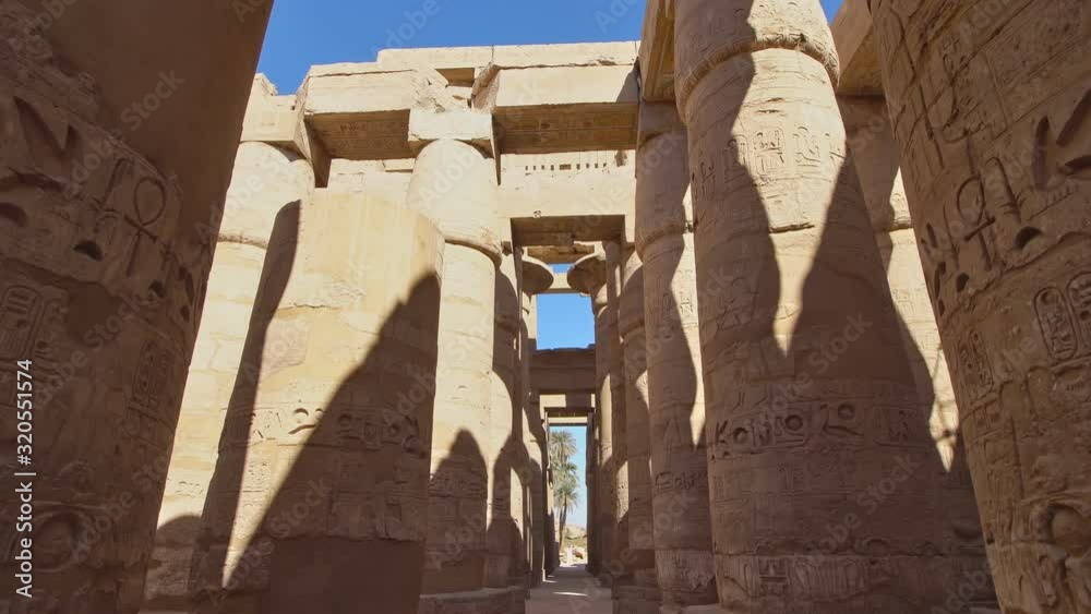 Karnak Temple in Luxor, Egypt. The Karnak Temple Complex, commonly ...