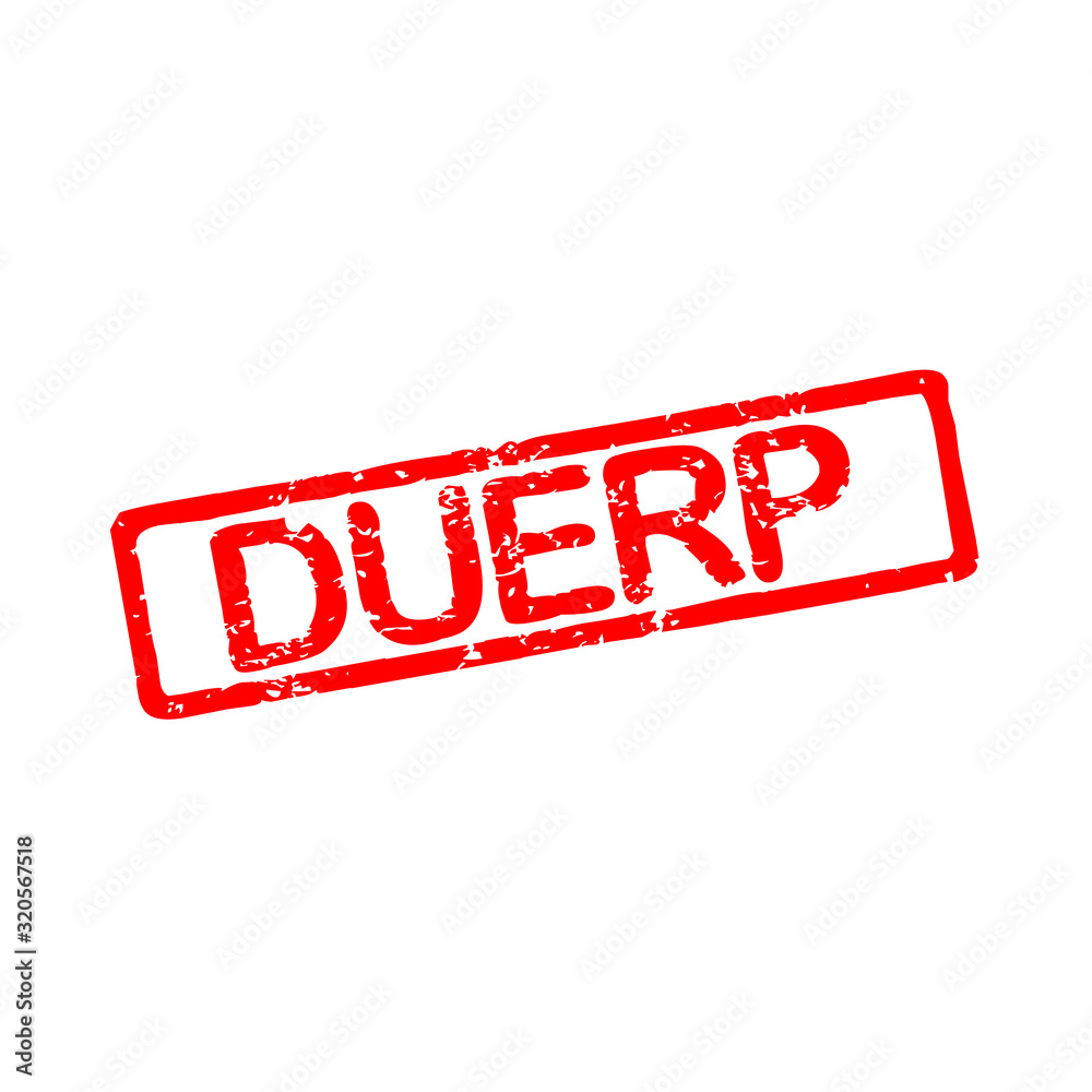 Tampon avec DUERP, document unique d'évaluation des risques ...