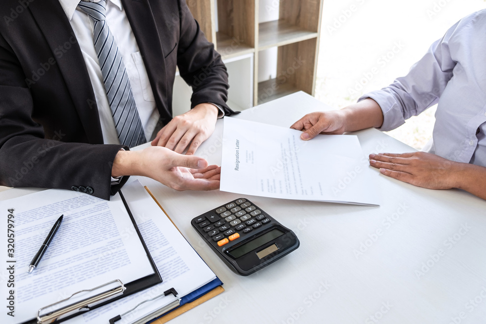 Employee sending resignation letter to boss employer consider in order ...