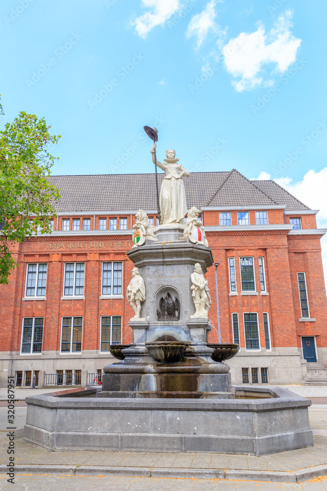 Rotterdam, Netherlands. Monument 1872 (1874). Joseph Graven. Central ...