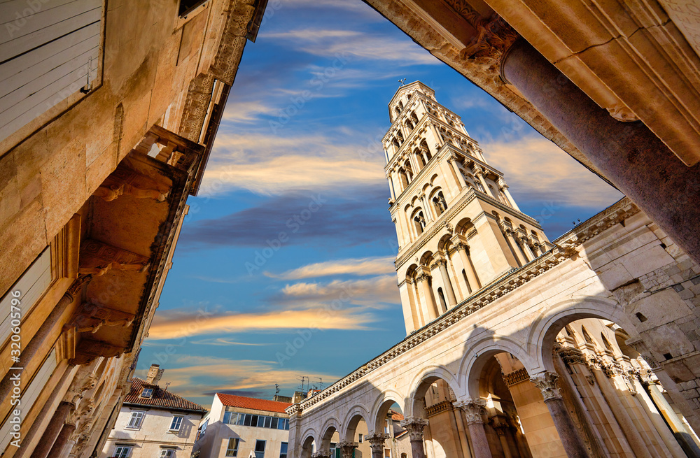 Split, Croatia. View of Split - the second largest city of Croatia at ...