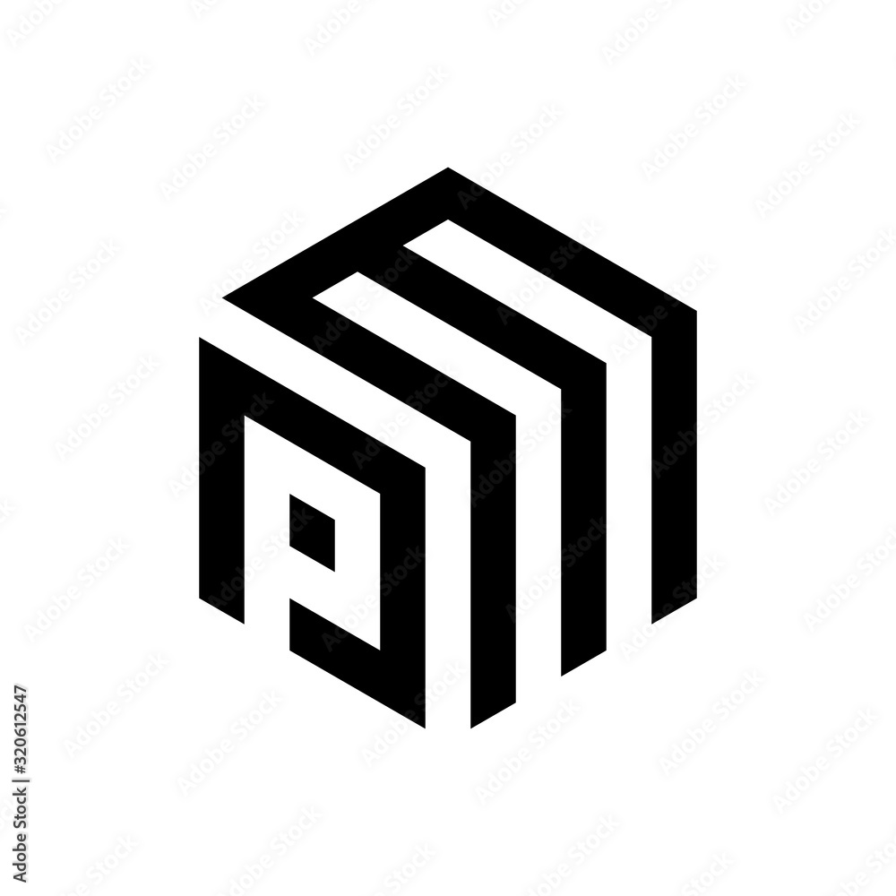 PM letter logo vektor icon template Stock Vector | Adobe Stock